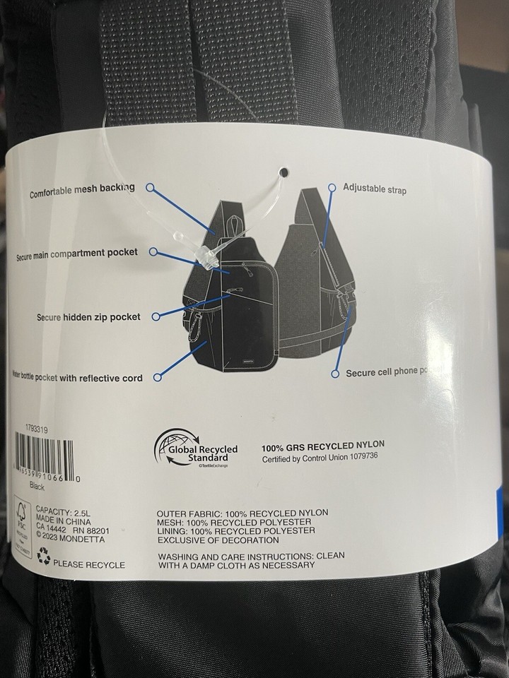 Mondetta Unisex Messenger / Sling Bag-Outdoor-Sport-Travel ...