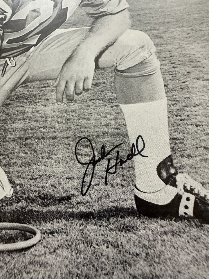 John Hadl Signed 8.5X11 Photo San Diego Chargers HOF NCAA HOF Football ...