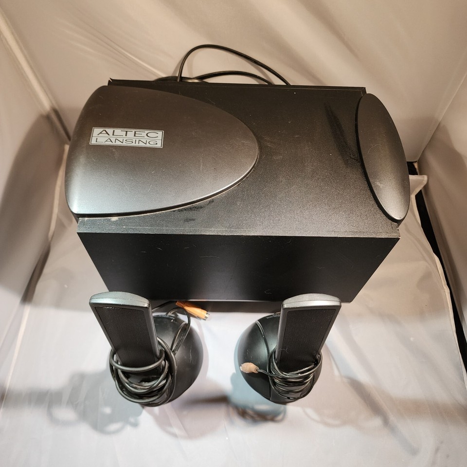 Altec Lansing ATP3 Multimedia Computer Subwoofer & Surround Speakers w ...