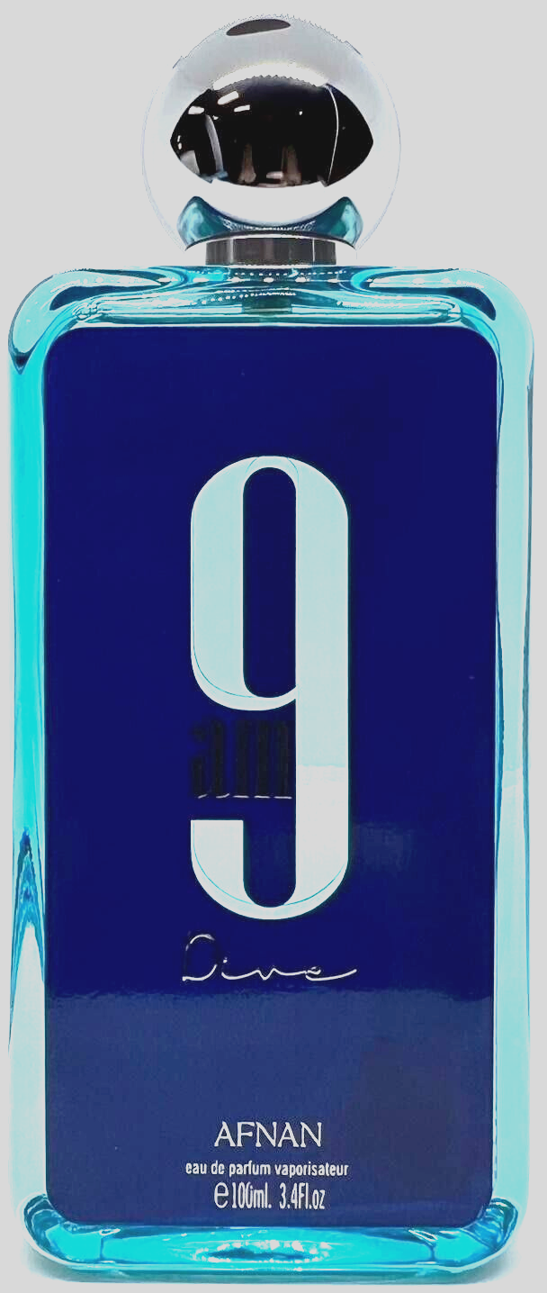 AFNAN 9AM DIVE EAU DE PARFUM UNISEX 3.4 Oz / 100 ml 🥇Super Rich UAE ...