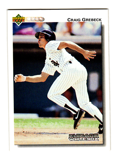 1992 Upper Deck Baseball Card Craig Grebeck Chicago White Sox #603 | eBay