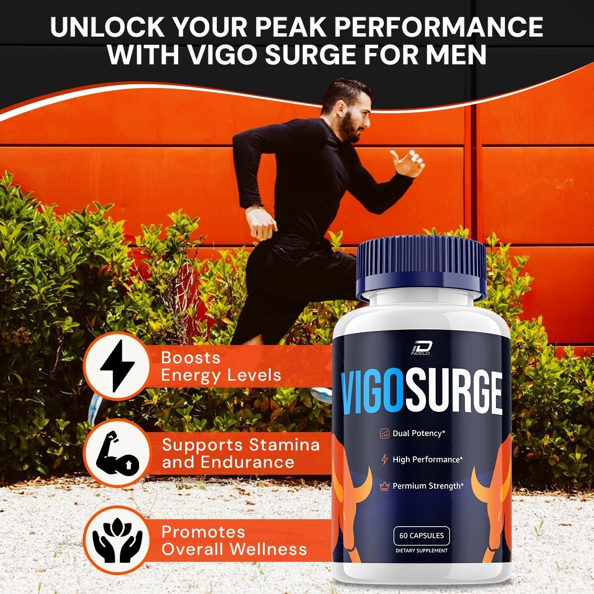(5 Pack) Vigo Surge for Men - VigoSurge Vitamin Complex Pills (300 ...