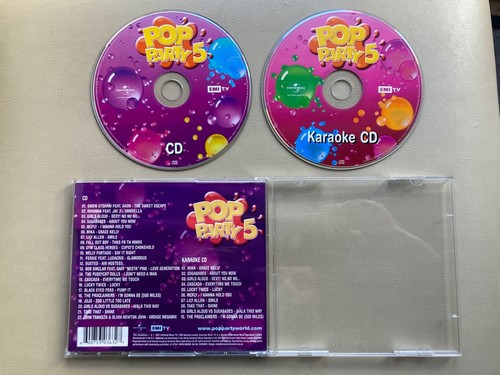 Pop Party 5 Music CD + Karaoke CD (2007) Rihanna, Mcfly, Mika, Fergie ...