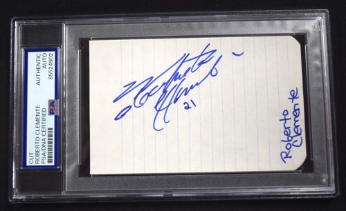 Roberto Clemente Cut Signature Autograph Pittsburgh Pirates PSA ...