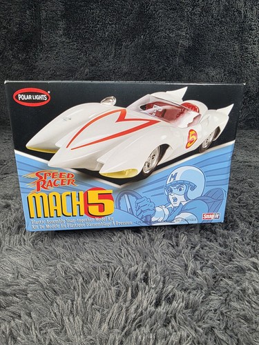 Polar Lights Speed Racer Mach 5 Model Kit 1/25 Snap Together Car New ...