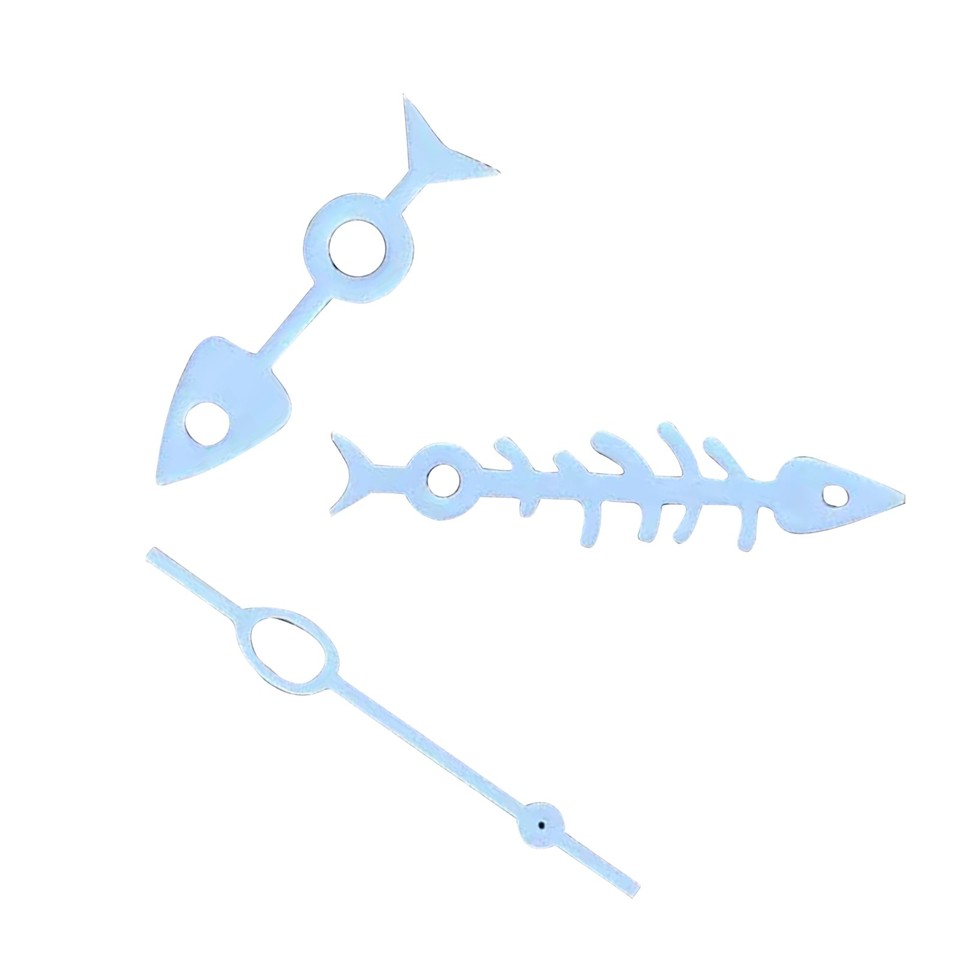 Creative Green Luminous Fish Bone Watch Hands for NH35/NH36/4R/7S ...