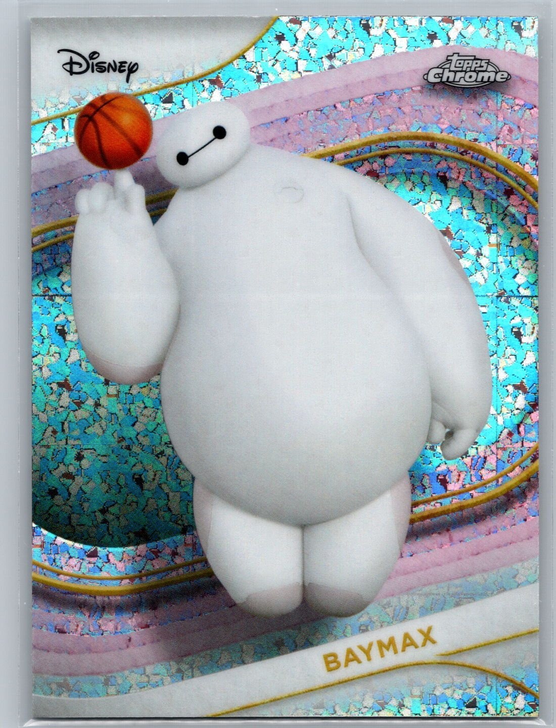 Baymax 2025 Topps Chrome Disney #8 Base Image Variation - Black ...