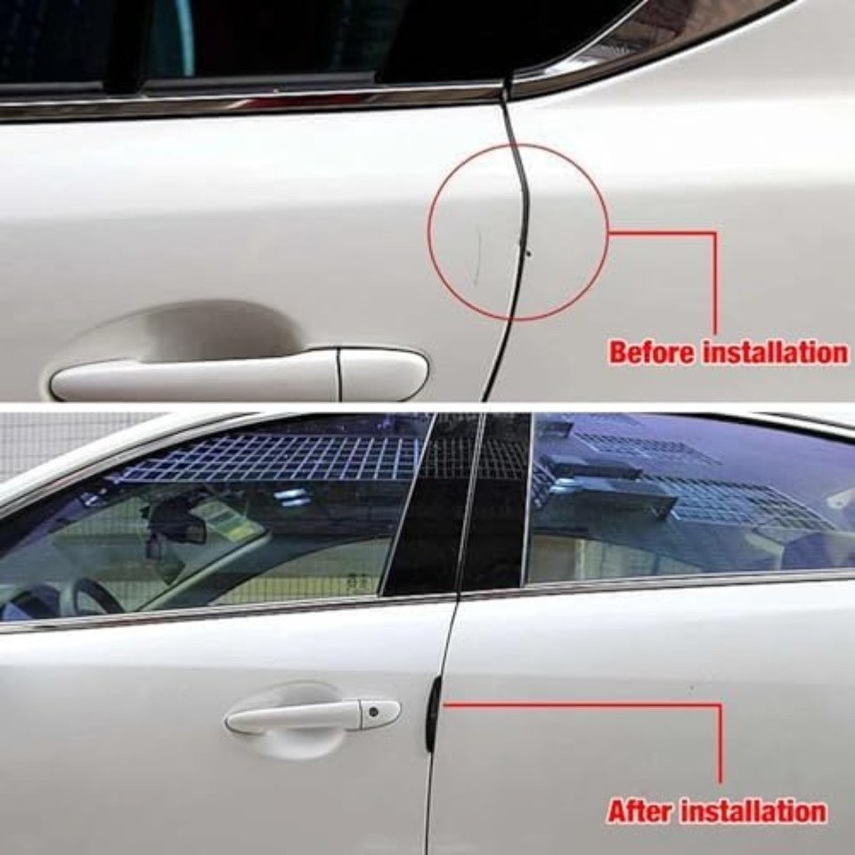 Invisible PVC Car Door Edge Protection Strips Anti Scratch Collision ...