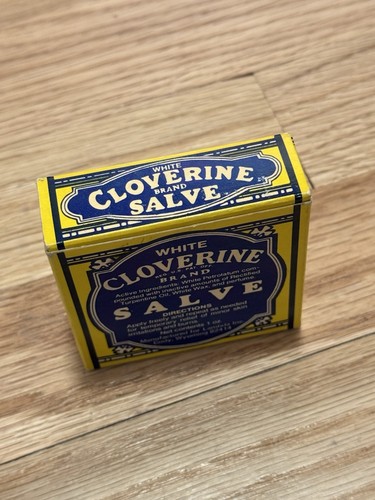 White Cloverine Petroleum Salve 1 Oz - NEW Discontinued NOS - Made In ...