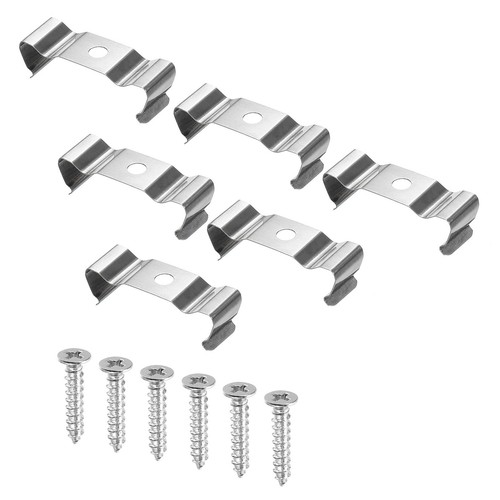T8 Clips Bracket Hanger Fluorescent Tube Light Fixture Holder Clamps ...