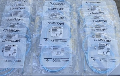 LOT OF 16 BRAND NEW COMMSCOPE CO199K2-02F010 MINO6A 10 FT PATCH CORD ...