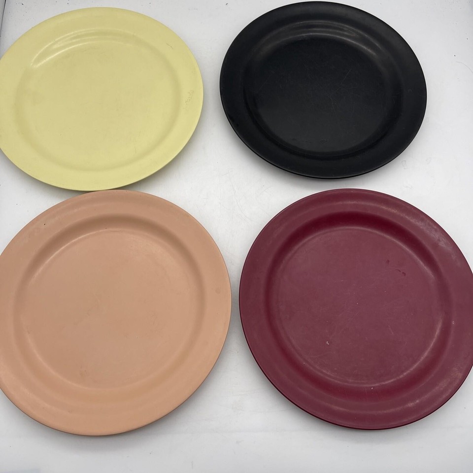 Plate Mallo-Ware 95 70 52 Salad Dinner Plastics Fruit Dish Vintage MCM ...
