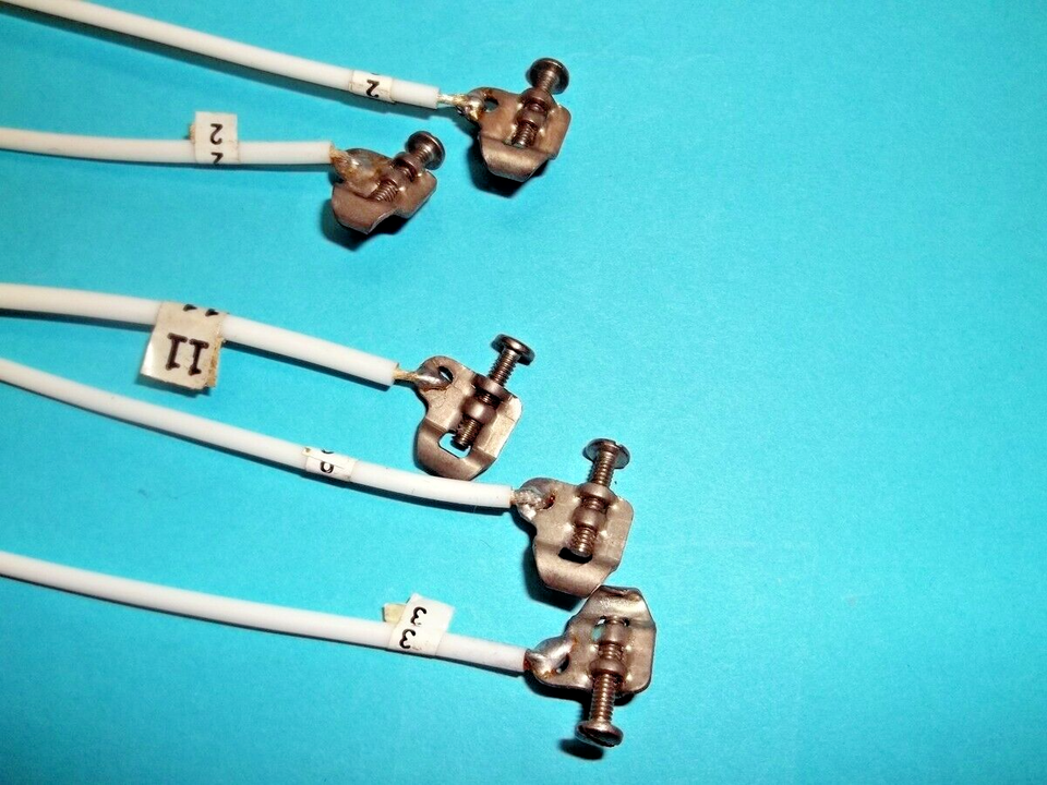 Coil Clip Top screw for Air Coil inductor, brass plated, PRICE for 10 ...