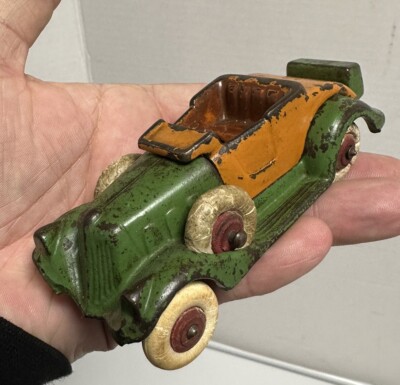 Antique Hubley Cast Iron Take-A-Part Convertible Roadster Deluxe Toy ...