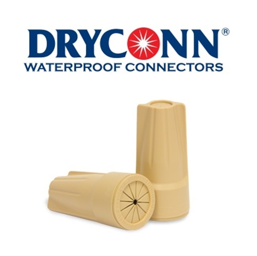DryConn 20136 50 Pack Tan Waterproof Connector Petroleum Filled King ...