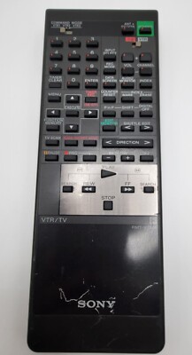 Genuine Sony TV VTR Remote Control RMT-V757A Tested Working | eBay