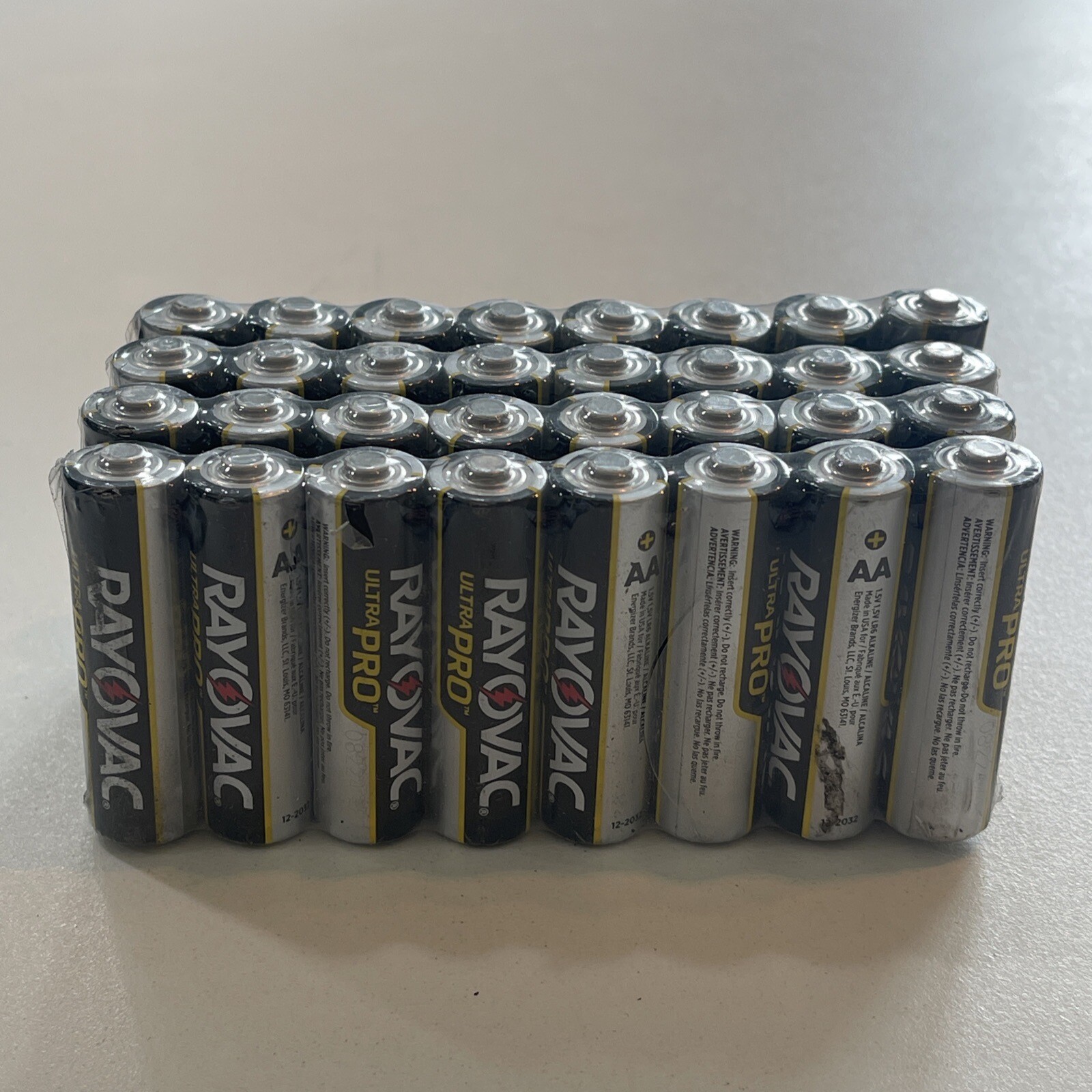 Rayovac Ultra Pro Alkaline Battery, 1.5V, Aa, Shrink Pack, 8/Pk - 4 ...