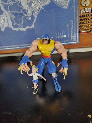 X-Men Onslaught Wolverine Figure + Franklin Richards By Toy Biz, Loose ...