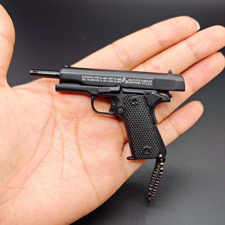 1911 Keychain,Metal Gun Keychain Mini Pistol Keychain for Man,Son ...