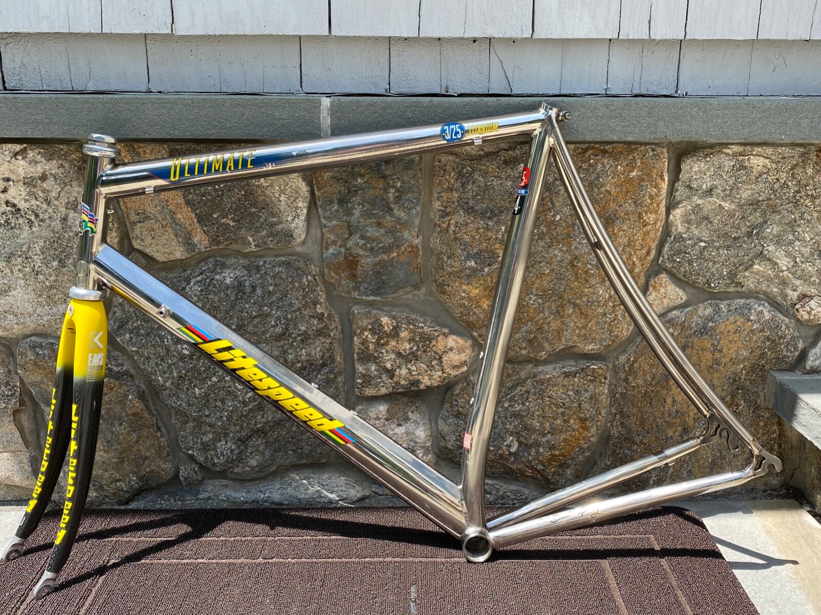 1997 Litespeed Ultimate polished titanium 59cm road bike frame | eBay