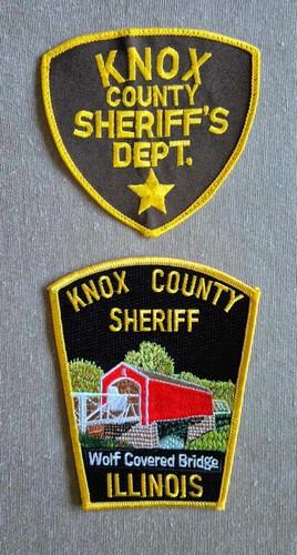 USA - 2 x Different Knox County Sheriff's Dept Patches - Illinois | eBay UK