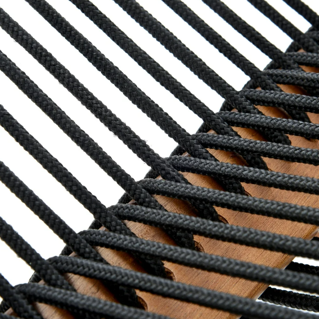 Chair Rope Patio Porch Out Door Seat Net Yard Brown Camping In Folding ...