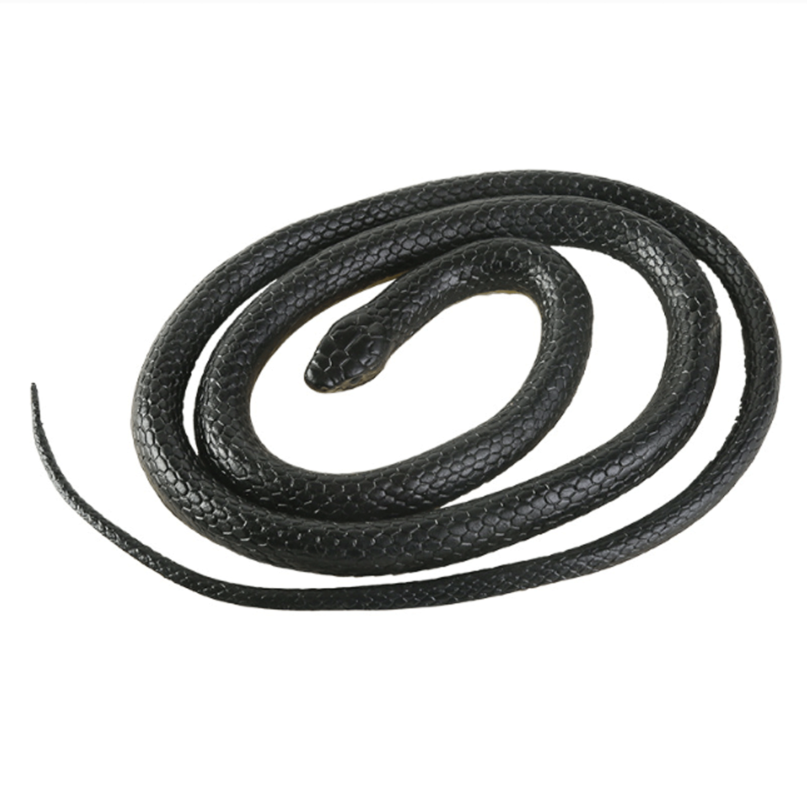 2 PACK 52" Fake Realistic Snake Lifelike Scary Rubber Toy Prank Party ...