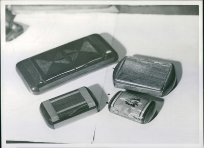 Snus boxes made by Långholm prisoners - Vintage Photograph 2318958 | eBay