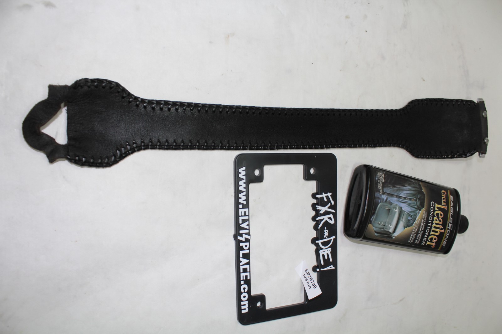 Harley FXR FXLR 10th Anniversary tank strap + hardware Low Rider WOW ...