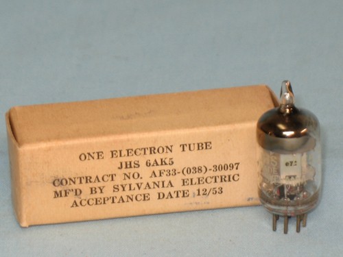 VACUUM TUBE ~ 6AK5 ~ JHS / SYLVANIA ~ NOS ~ 6AK5 | eBay