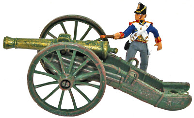 Plastic Copy - King Country Gribeauval 12-pounder Cannon - 54mm model ...