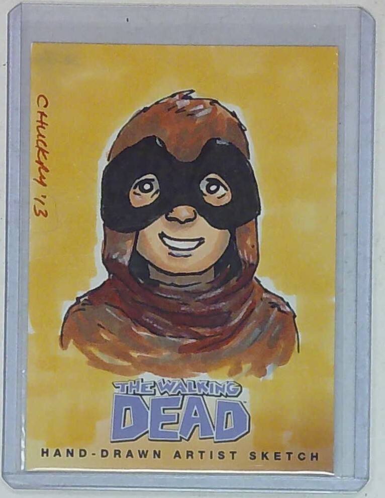 WALKING DEAD COMIC SKETCH CARD SET 2: ARTIST CHRIS CHUCKRY CC04 | eBay