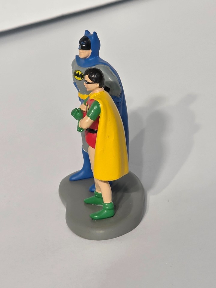Department 56 Batman Robin DC Comics Village Figures Man Cave Décor | eBay