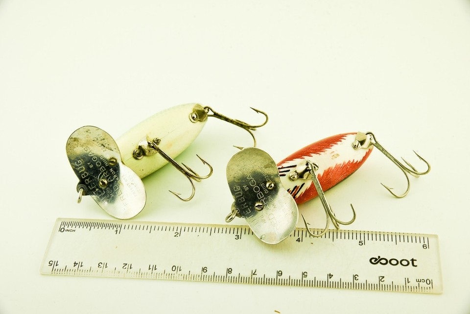 Vintage Fred Arbogast Jitterbug Minnow Antique Fishing Lure Lot of 2 ...