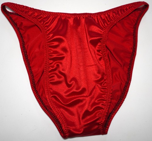 NEW MEN'S BODYBUILDER SATIN RED POSING TRUNKS MUSCLE LARGE | eBay