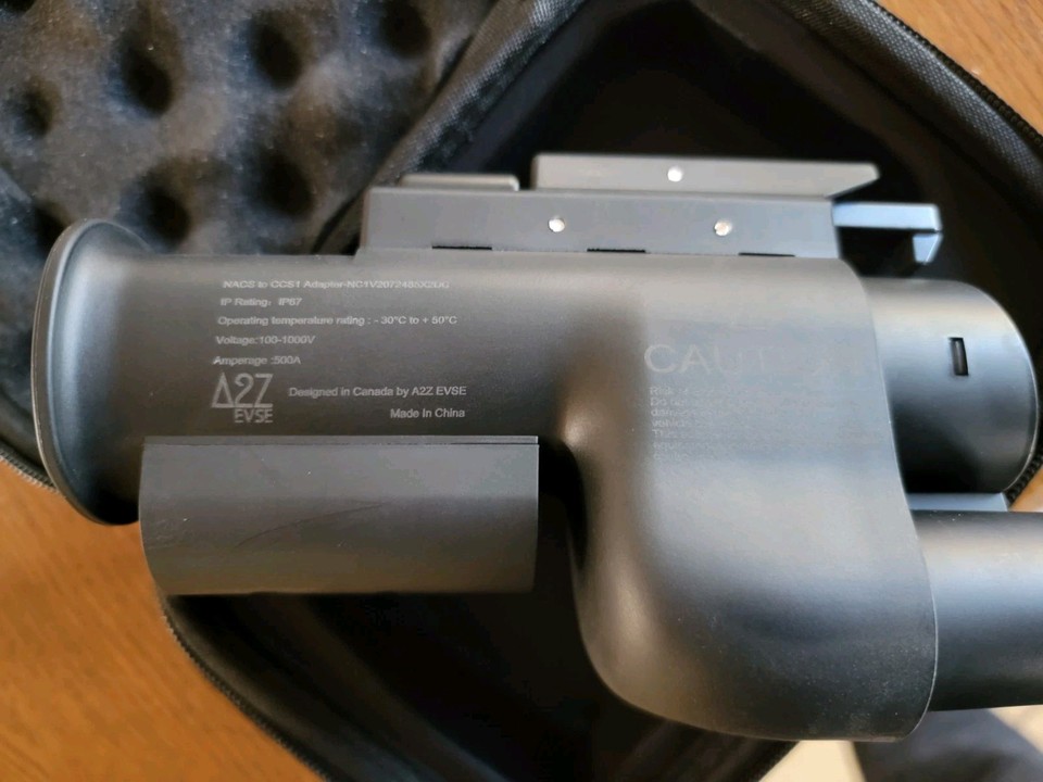 A2Z EV Typhoon Pro NACS Tesla to CCS1 Adapter (Ford, Polestar, Rivian ...
