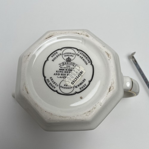 Vintage Sadler Teapot 4440 King Henry VIII And His Six Wives Teapot ...