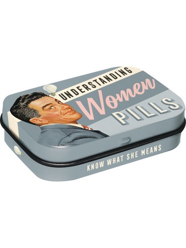 Nostalgic-Art Licensed Product Metal Mint Box Understanding Women #2 4 ...