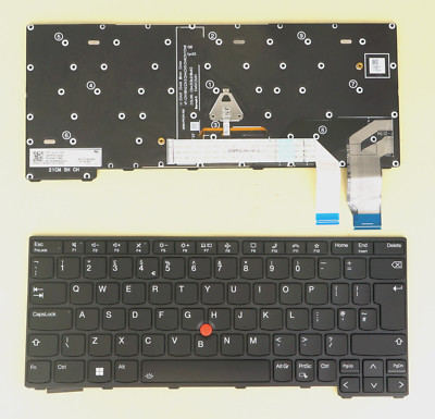 Black UK backlit Keyboard For Lenovo Thinkpad L13 Yoga Gen 4 21FJ 21FK ...