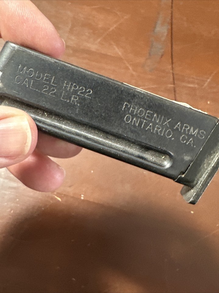 Original Phoenix Arms HP-22 HP22 Caliber 22 LR Flush Base Pistol ...