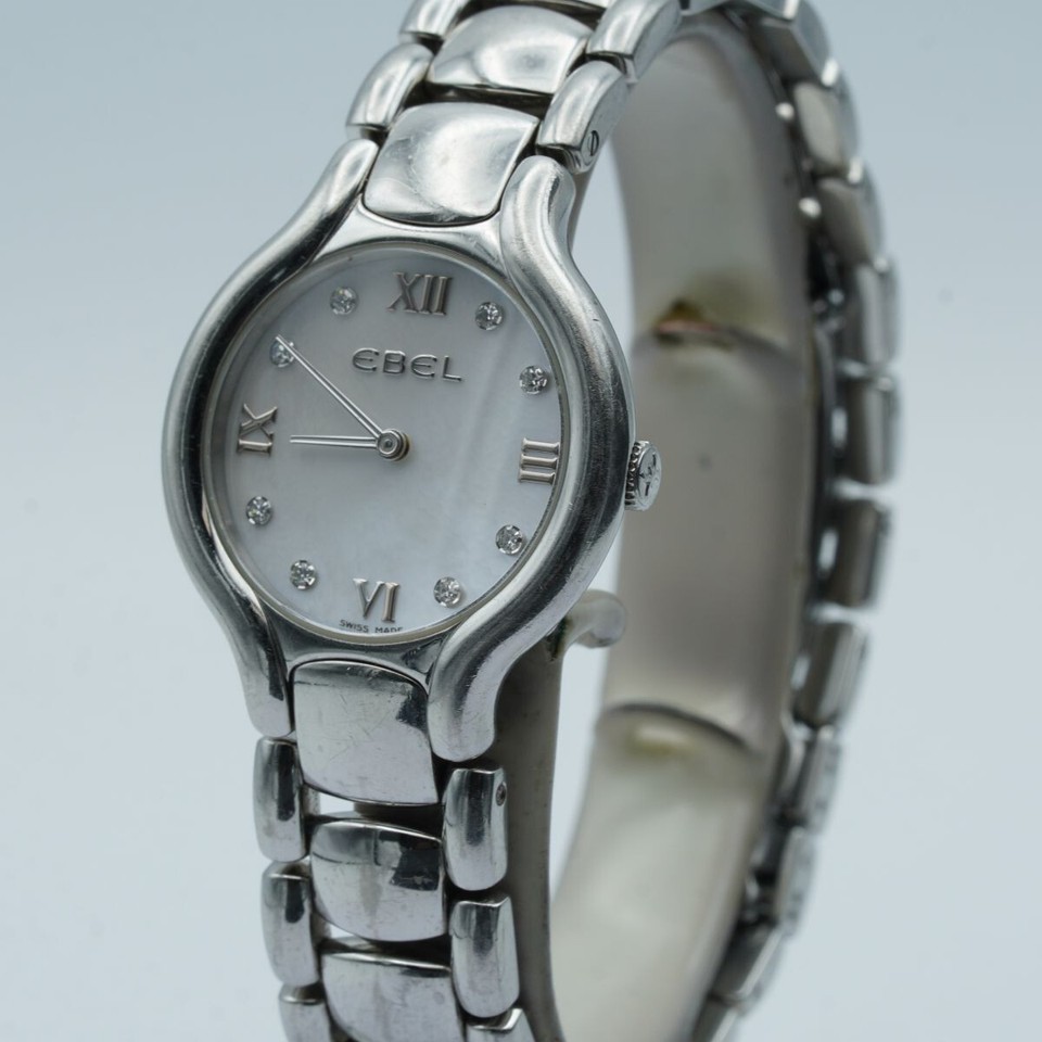 Ebel Beluga Women's Watch Quartz Steel Medium 28MM Original Band ...