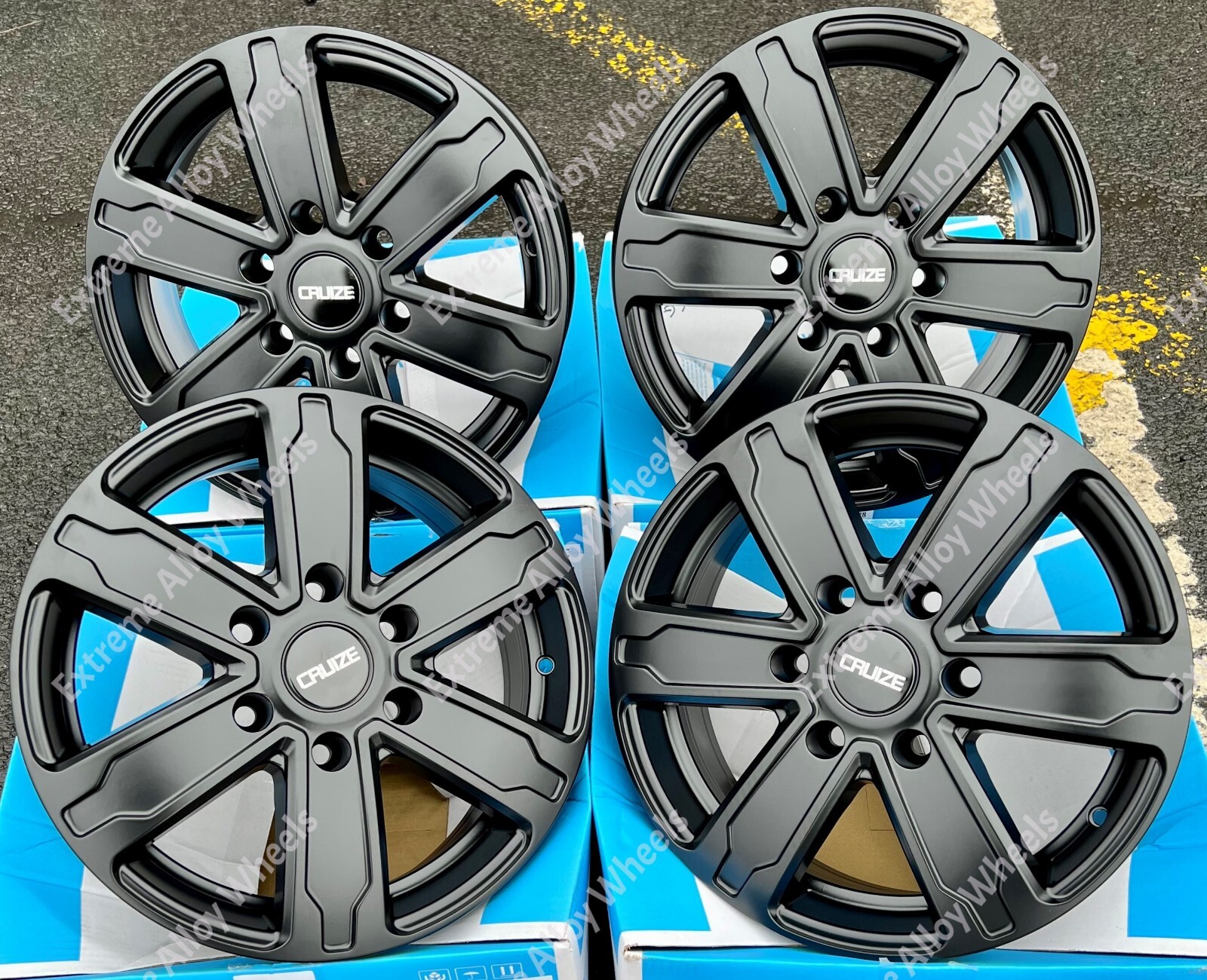 16" SB Commercial Motorhome Van Rated Alloy Wheels For Volkswagen ...