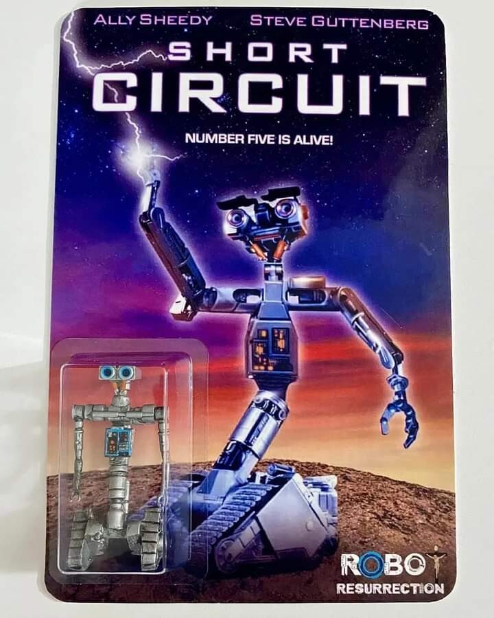 Custom one of a kind Jonny 5 Short Circuit figure READ DESCRIPTION | eBay