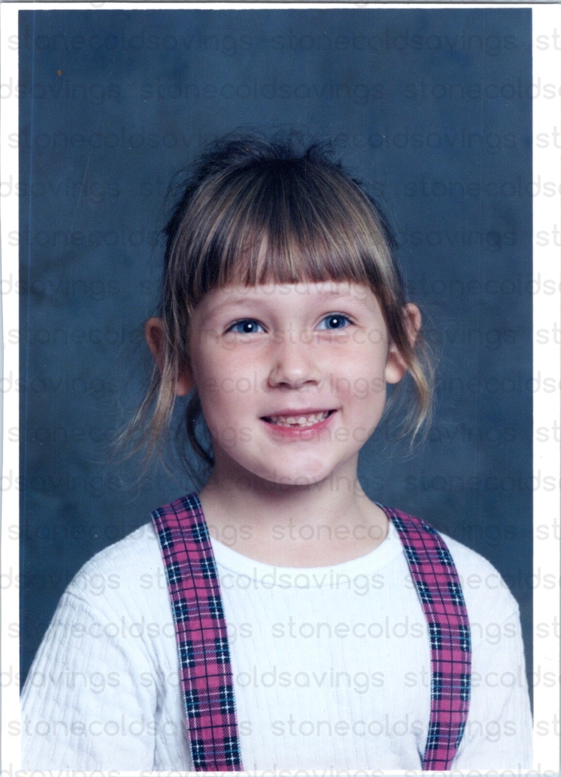 VTG FOUND PHOTO - 1990S - CUTE YOUNG GIRL SMILES STUDENT SCHOOL STUDIO ...