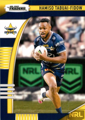 2022 North Queensland Cowboys NRL TLA Traders Card - Hamiso Tabuai ...
