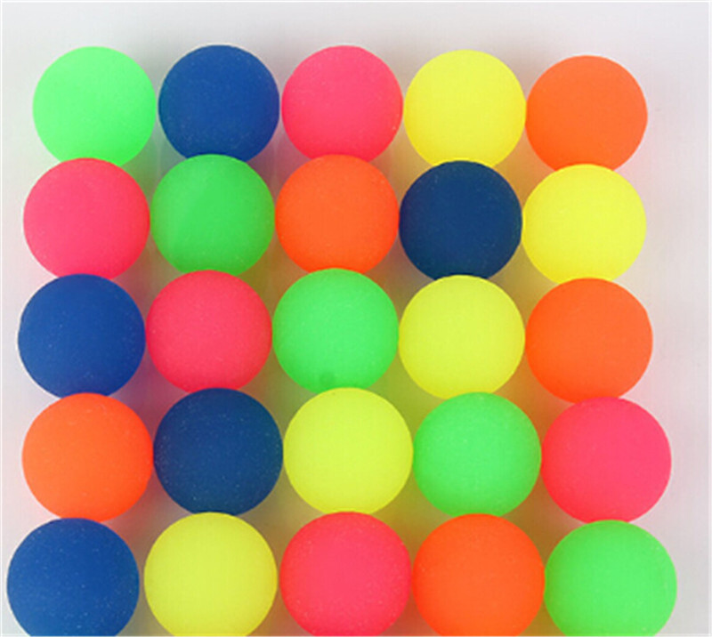10PCS Creative Rubber Bouncing Jumping Ball 27mm Kids Children Game Toy ...