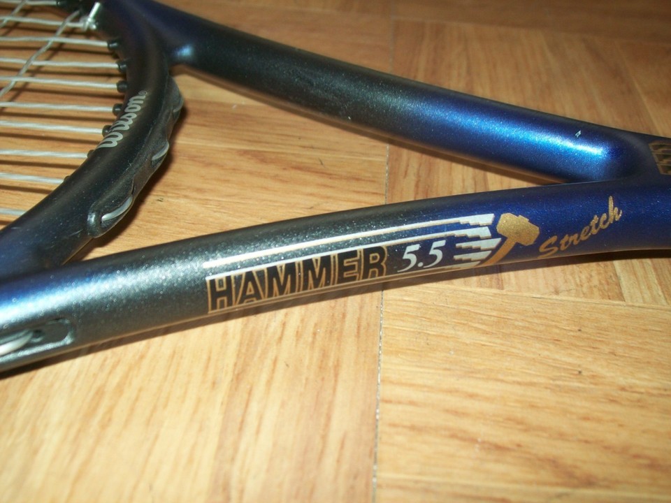 Wilson Hammer 5.5 Spin Stretch 95head 4 1/4 grip Tennis Racquet | eBay