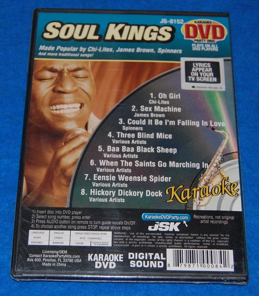 Soul Kings Karaoke Party DVD, New & Factory Sealed | eBay