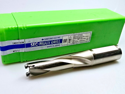 Sumitomo SMDH190M 0.7287 - 0.7677" Indexable Inserted Drill (18.51 - 19 ...
