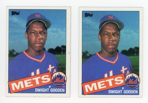 1985 TOPPS DWIGHT GOODEN #620 RC "DR. K" 1985 CY YOUNG WINNER NY METS ...